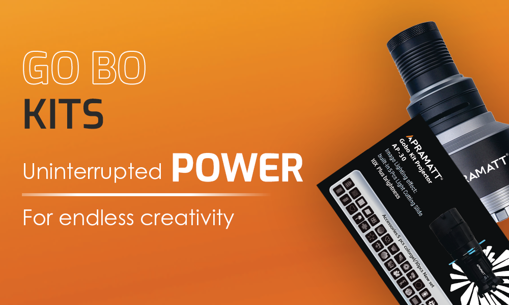 Creative Go Bo Kits & Optical Snoot Projectors | Apramatt India